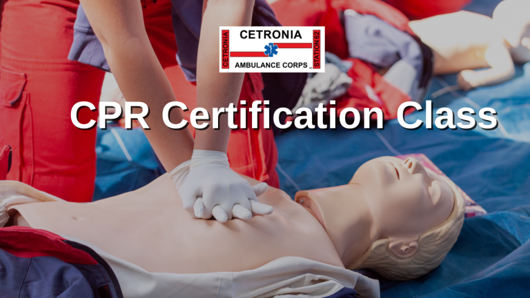 Heartsaver First Aid CPR AED Class - Cetronia Ambulance Corps